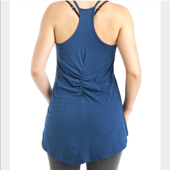 Pure Barre | Tops | New Velvet For Pure Barre Rae Blue Workout Tank ...